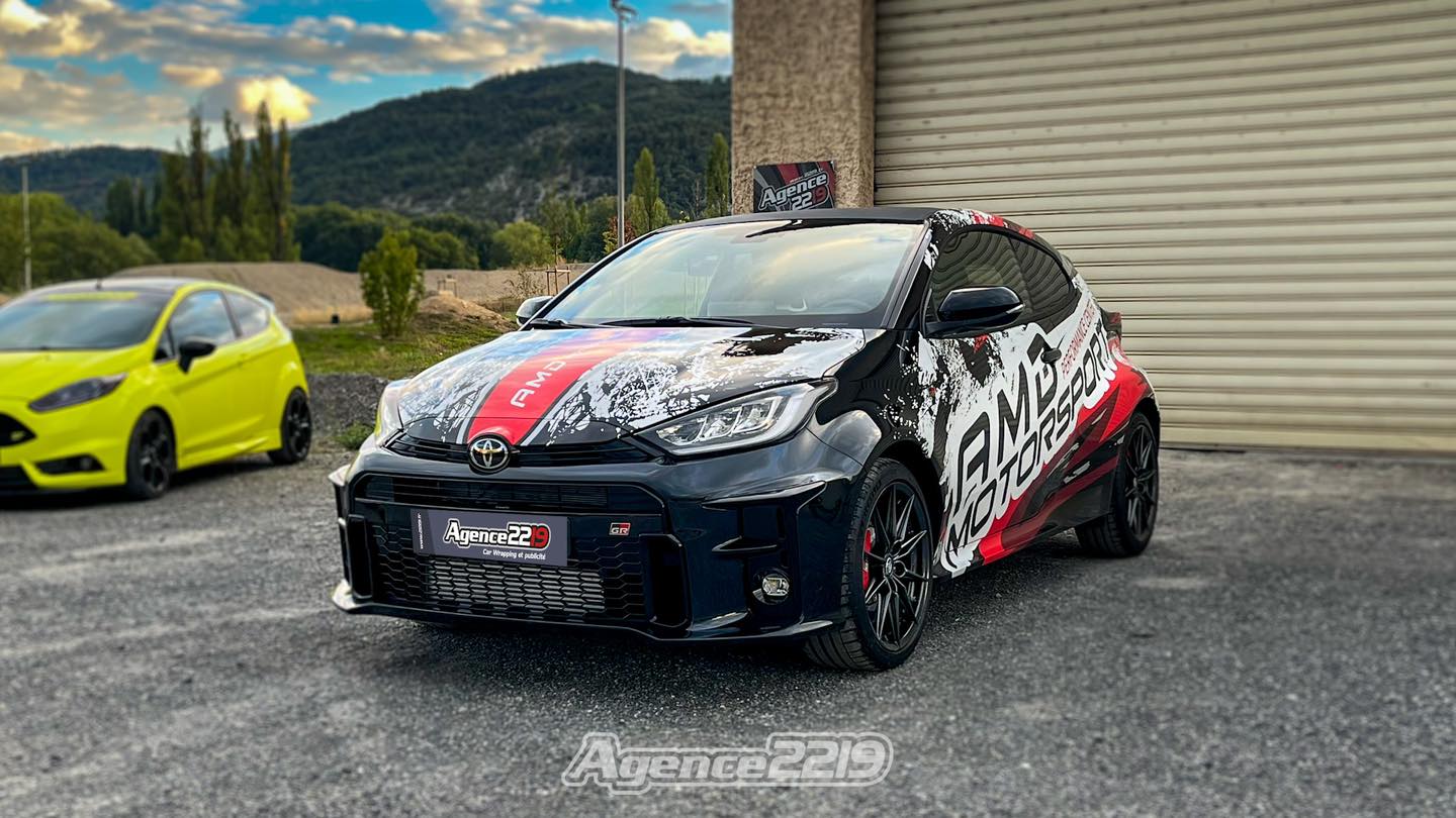 Semi covering Toyota Yaris GR4 - Agence 2219